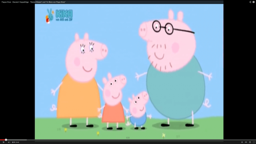 Trickserien Vorschulkinder Maus Peppa Pig Witz Maisy Mouse Trotro Pingu ...